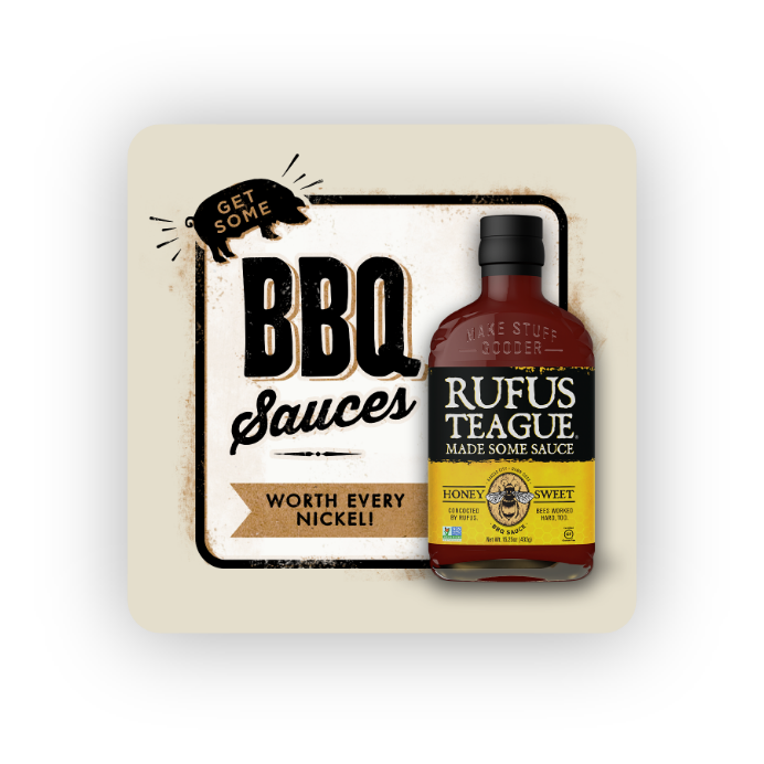 Rufus Teague | Kansas City BBQ Sauces, Dry Rubs & Steak Sauces