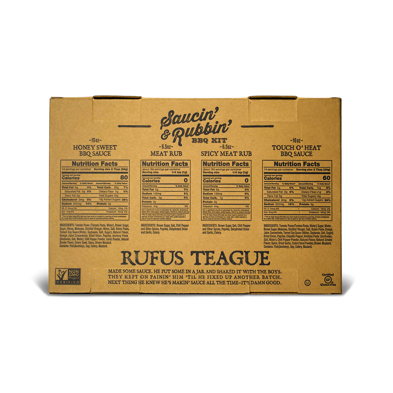 SAUCIN' & RUBBIN' KIT – Rufus Teague